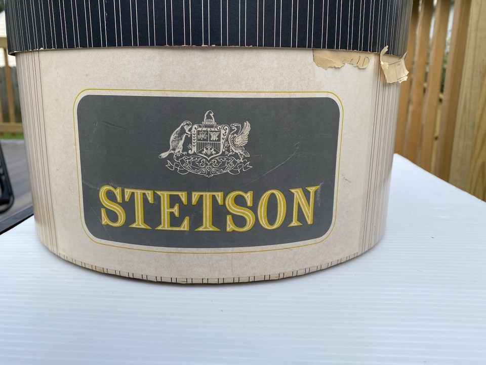 Two Vintage Stetson Sheriff Hats In Box As Found 3X Beaver | eBay