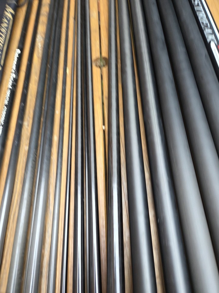 Carp / Roach Pole Daiwa Meanstreak Mes p125 4 Tops + Cup Kit Low Use ...