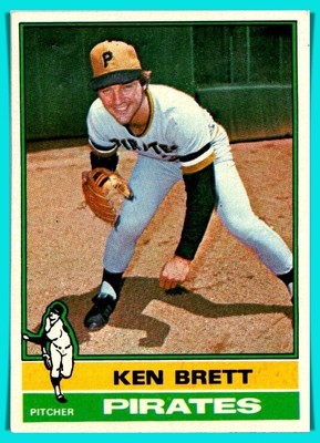 1976 Topps Baseball #401 Ken Brett Pirates | eBay