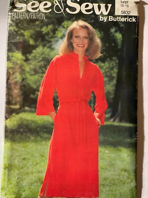 Uncut Size 16-18 Women's Dress Sewing Pattern, Butterick 5832 | eBay