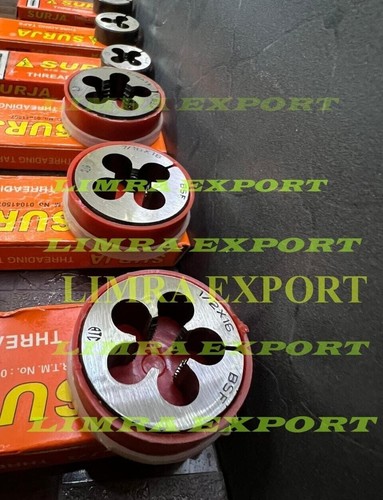 BSW LEFT HAND THREAD TAP AND DIE SET 3/16,1/4,5/16,3/8,7/16,1/2 ENGLISH ...