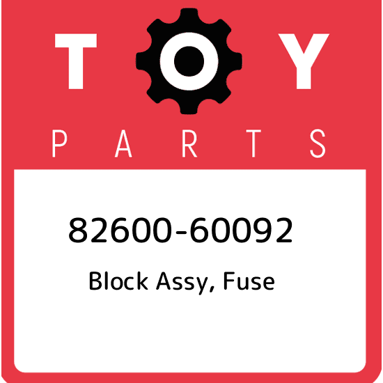 82600-60092 Toyota Block assy, fuse 8260060092, New Genuine OEM Part | eBay