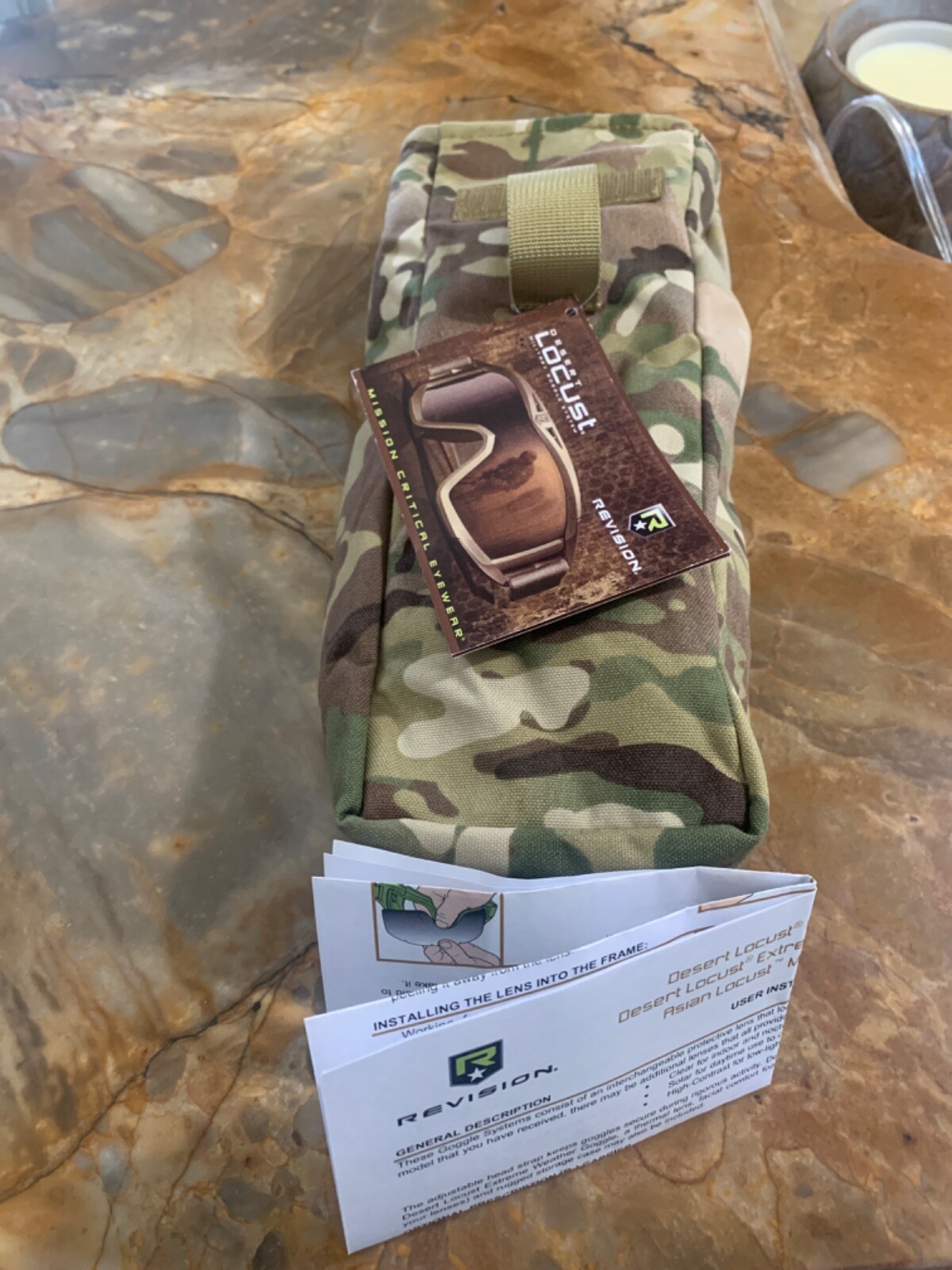 OCP MULTICAM REVISION DESERT LOCUST GOGGLES, W/ Extra Amber Lens, NEW ...