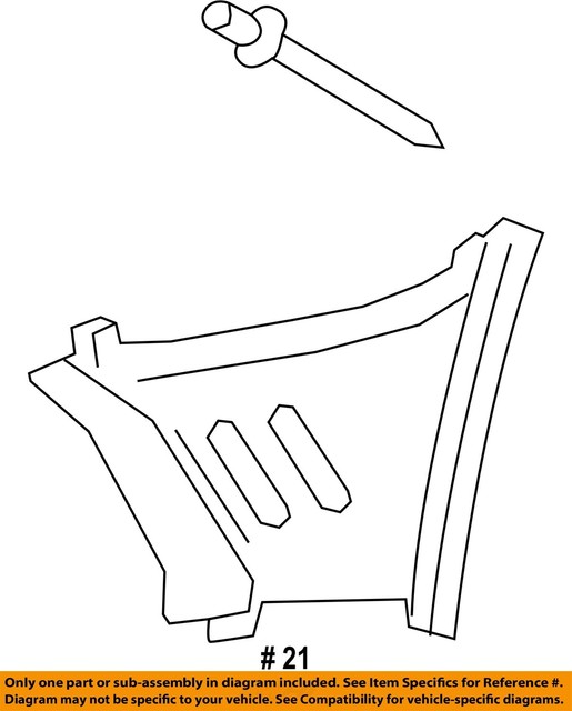 Hyundai OEM 2018 Accent Front Bumper Grille Grill-duct Left 86573J0000 ...