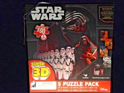 STAR WARS Force Awakens 3D Jigsaw Puzzle Pack Set 5 Holograms | eBay