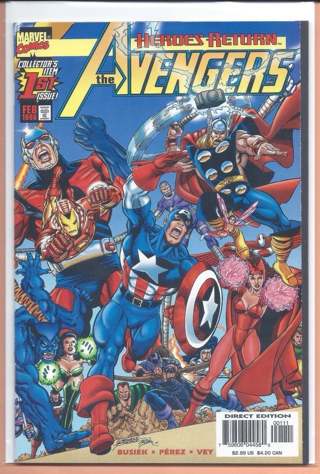 Marvel - The Avengers (1998-04) **You Pick!** #1-84 + Annuals [Lgy ...