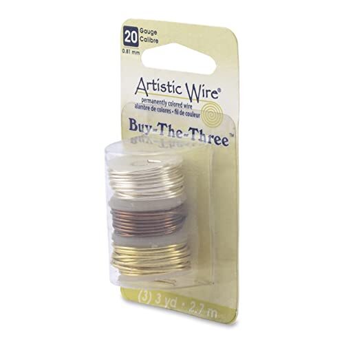 , 20 Gauge / .81 mm Tarnish Resistant Colored Copper Craft Wire ...