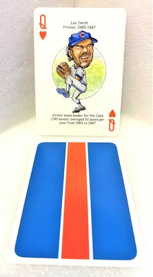 Lee Smith Chicago Cubs Baseball Player Vintage Poker Playing Card - A02 ...