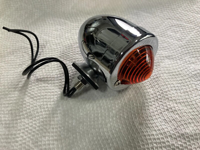 (2) Custom bullet red chrome light | eBay