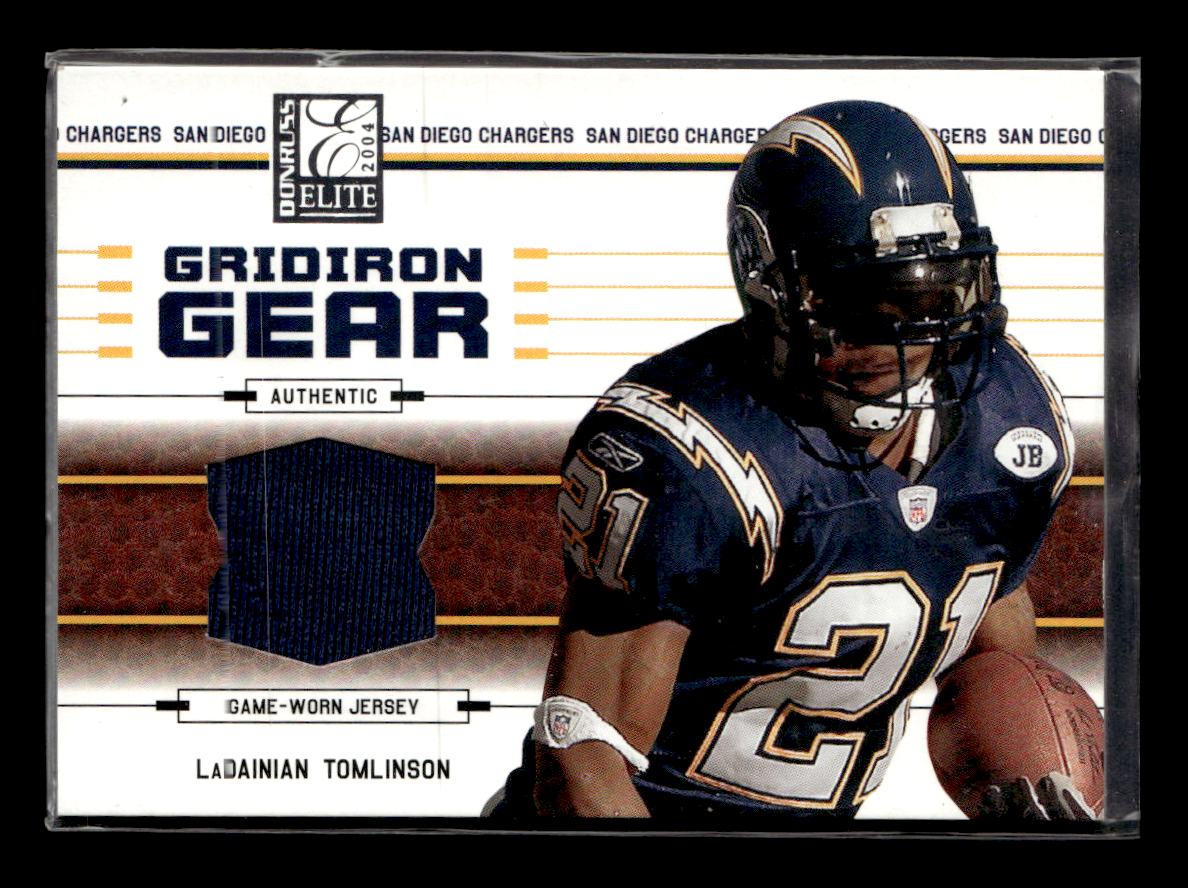 2004 Donruss Elite - Gridiron Gear LaDainian Tomlinson #GG-15 Silver ...