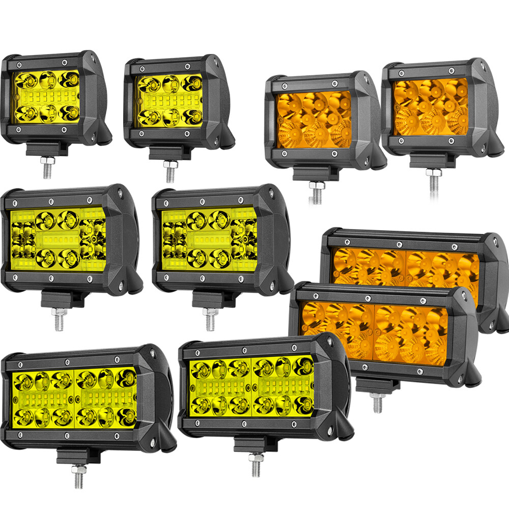 Amber Led Driving Lights Amazon.com: Auxbeam 5" LED Offroad Light With