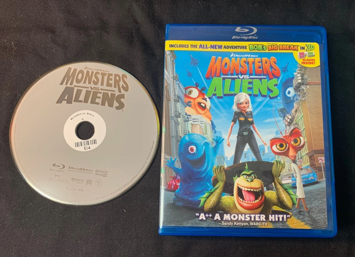 Monsters Vs Aliens Dvd Cover Art