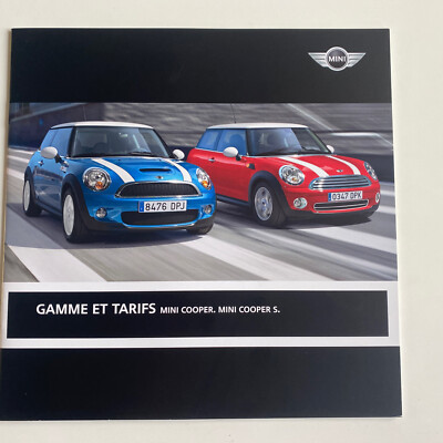 Catalogue brochure Katalog Prospekt MINI COOPER S Année 2006 10 pages ...