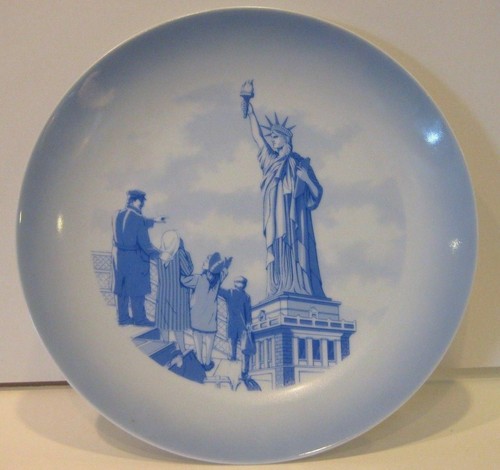The Statue of Liberty Decorative Plate Fine Porcelain 8 1/2 inch ...