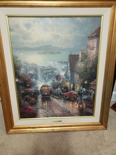 Thomas Kinkade, Hyde Street And The Bay San Francisco | eBay