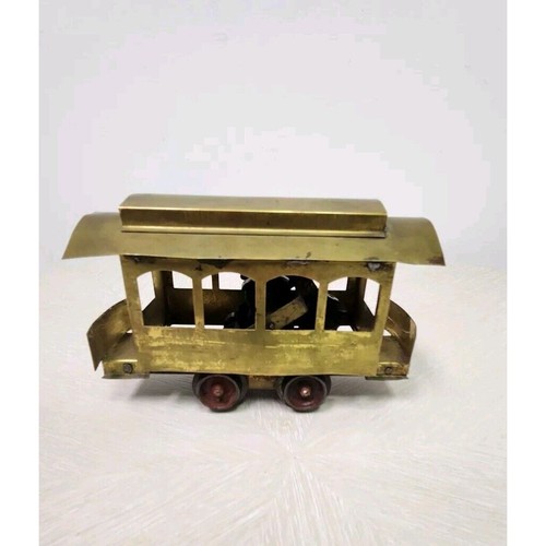 Carlisle & Finch (Lionel) Prewar Standard Gauge Tin Brass Toy Trolley ...