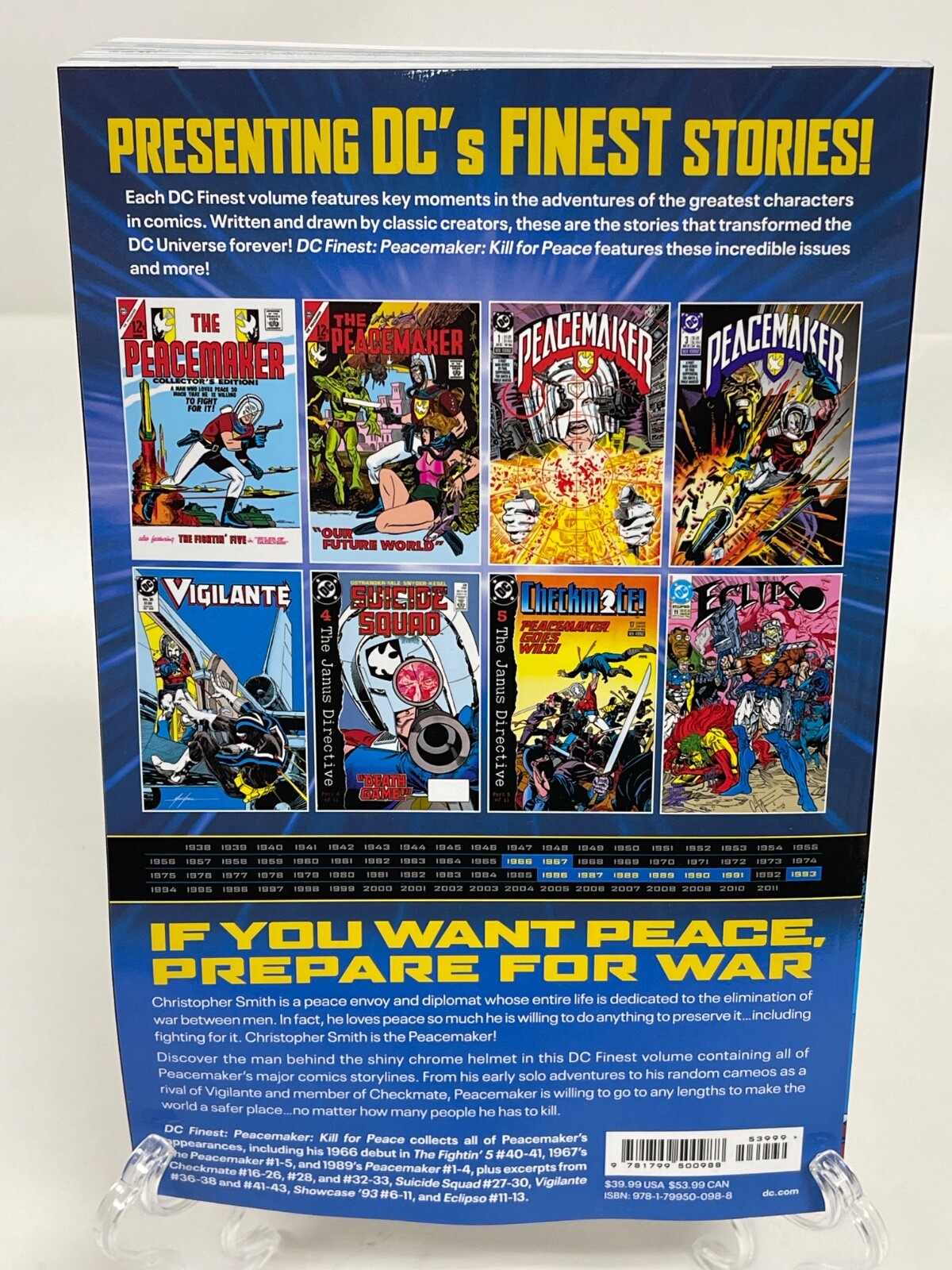 Peacemaker DC Finest Collection Kill for Peace TPB Trade Paperback | eBay