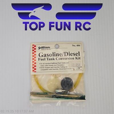 Sullivan Products RC #484 Airplane Gasoline Gas Tank Conversion Kit | eBay