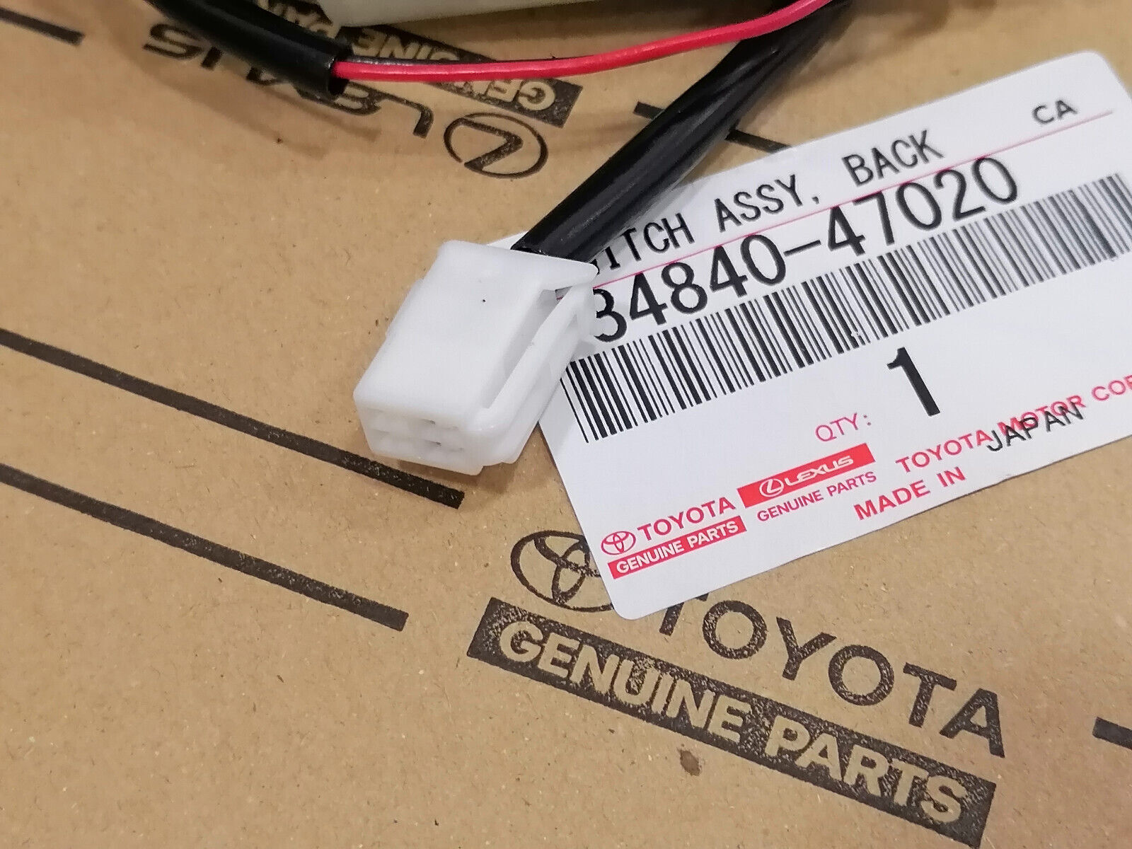 8484047020 VÉRITABLE POUR TOYOTA PRIUS 2003-2009 COMMUTATEUR D ...