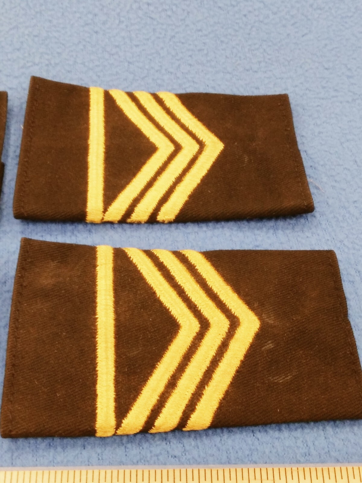 VINTAGE - 2 DIFFERENT PAIRS OF - MILITARY Soft Shoulder Boards Rank ...