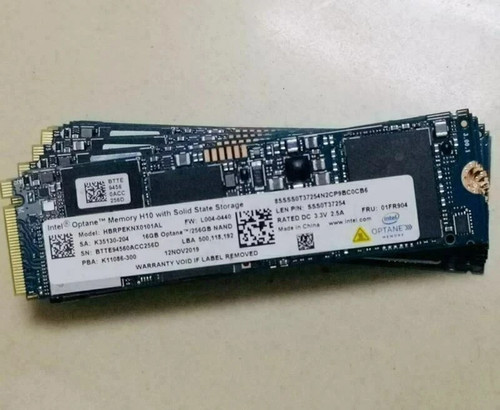 256GB Intel SSD M.2 Memory H10 SERIES 16G+256G NVME Solid State Drive ...