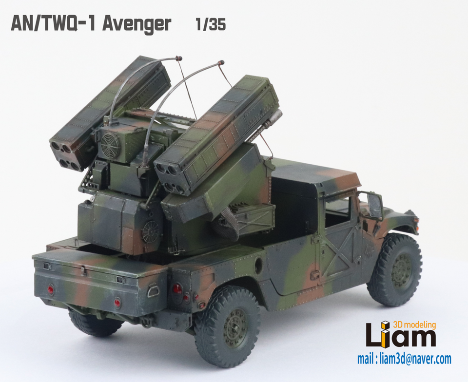 1/35 scale AN/TWQ-1 Avenger Conversion Kit model 3d printed kit | eBay
