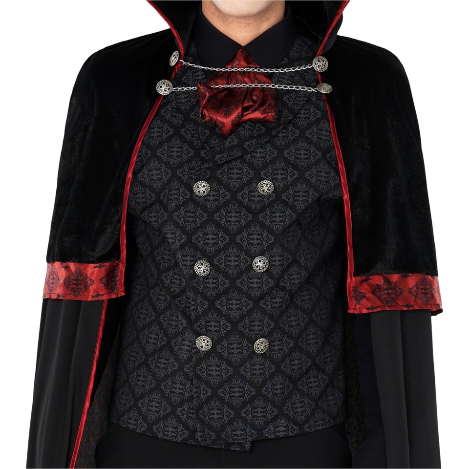 Men`s Jack The Ripper Costume Adult Scary Vampire Halloween Dracula ...