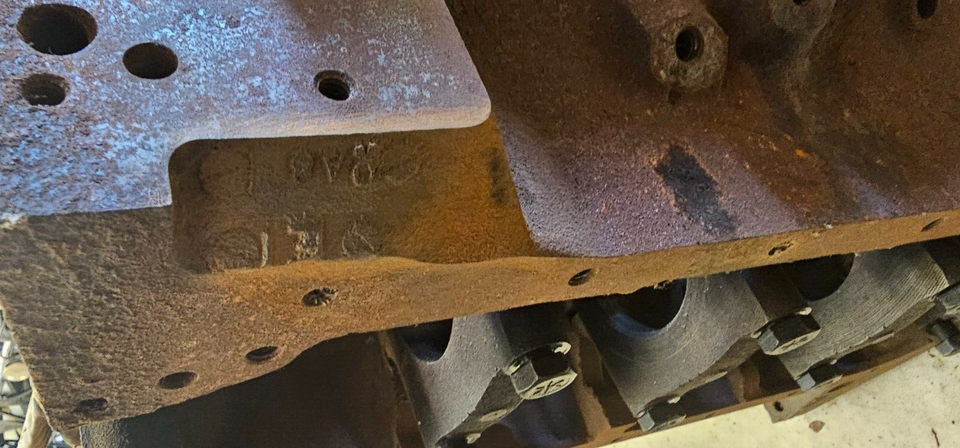 Ford 390 Engine Block Cast Date 0A8 Standard Bore | eBay