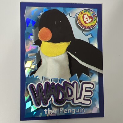 1999 Ty Beanie Babies Series IV Wild Cards Purple #272 Waddle the ...