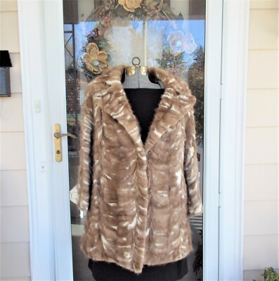 Vintage Stone Marten Fur Coat Jacket Carl Ganz Custom Furrier SM ...