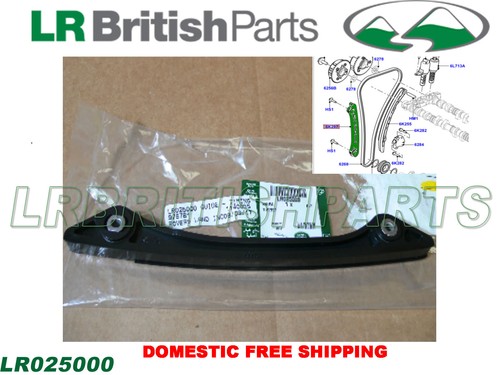 GENUINE LAND ROVER MAIN TIMING CHAIN GUIDE 2.0L 16V PETROL NEW LR025000 ...