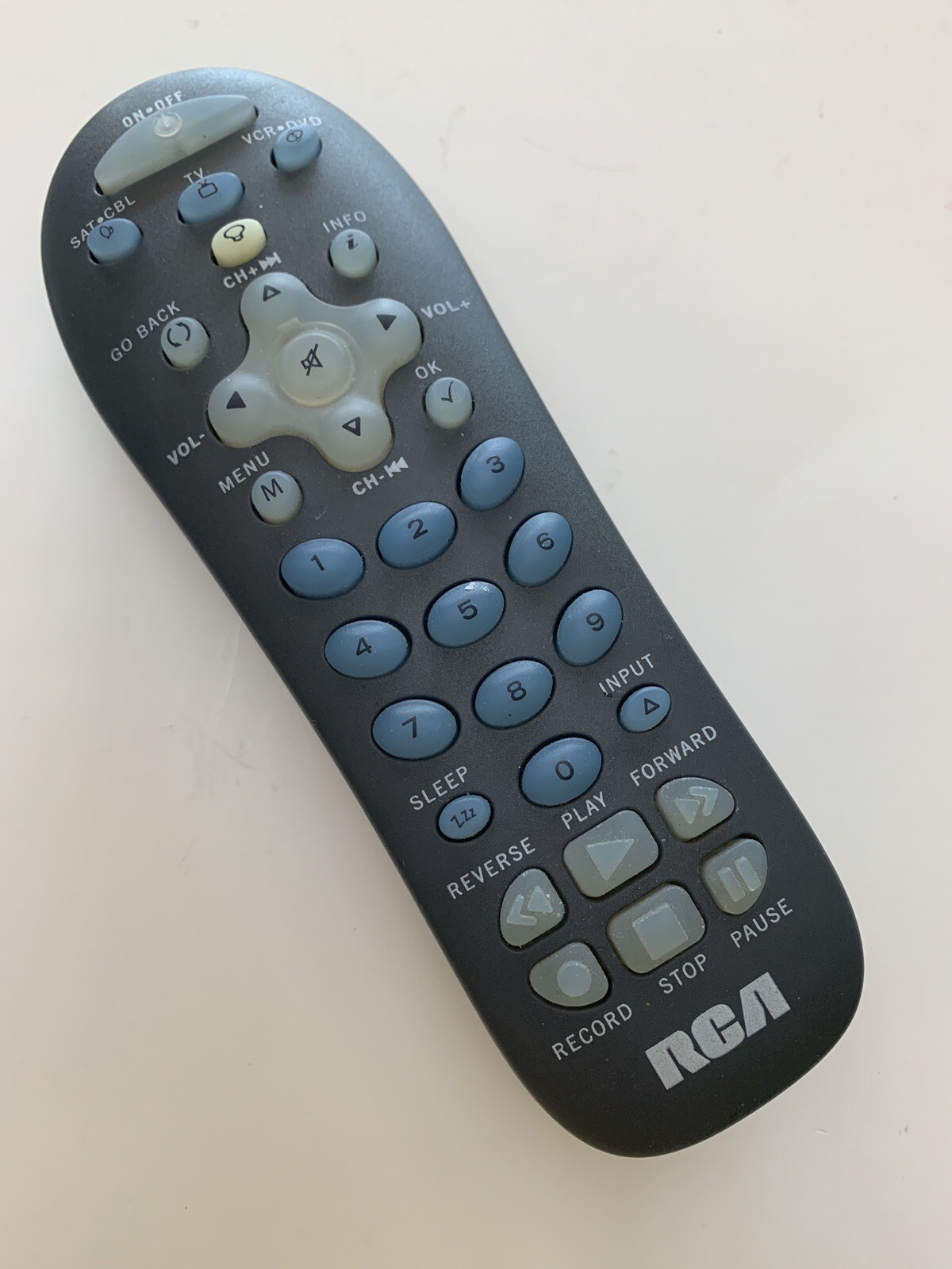 RCA RCR311W - 3 Device Universal TV/VCR/DVD/CABLE/SAT Remote, Tested | eBay