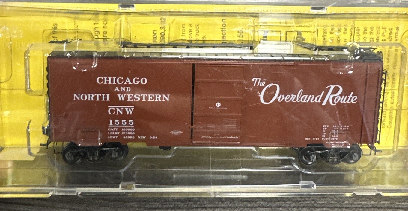 Kadee Cars HO RTR #4504 40’ PS-1 Box Car Chicago North Western NIB | eBay