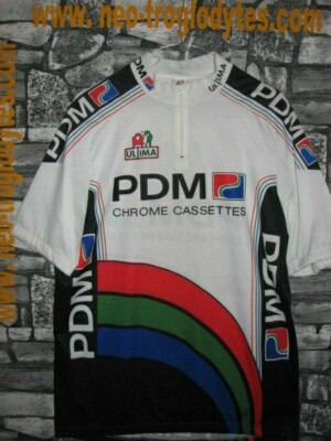 Vintage Cycling jersey shirt '80s pro PDM Ultima maglia bici ciclismo ...