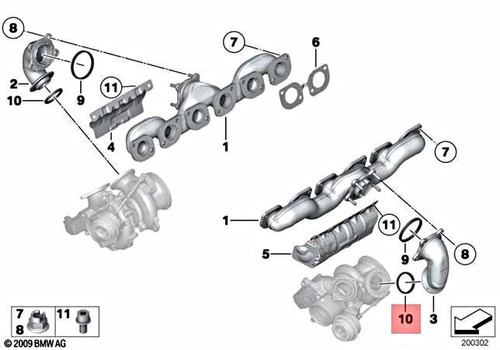 Genuine Rolls-Royce BMW Dawn Ghost Wraith RR4 RR5 Gasket D=56 5MM ...
