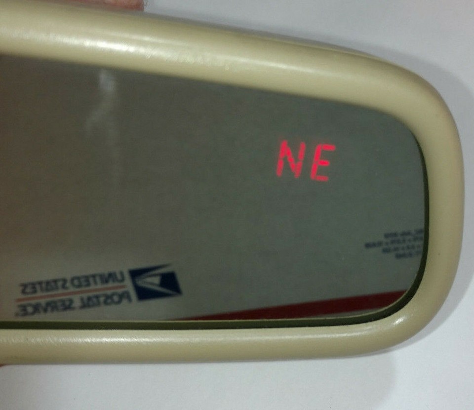 2005-2010 Audi A4 S4 A6 S6 Rear View Mirror Hidden Compass Auto Dim Tan ...