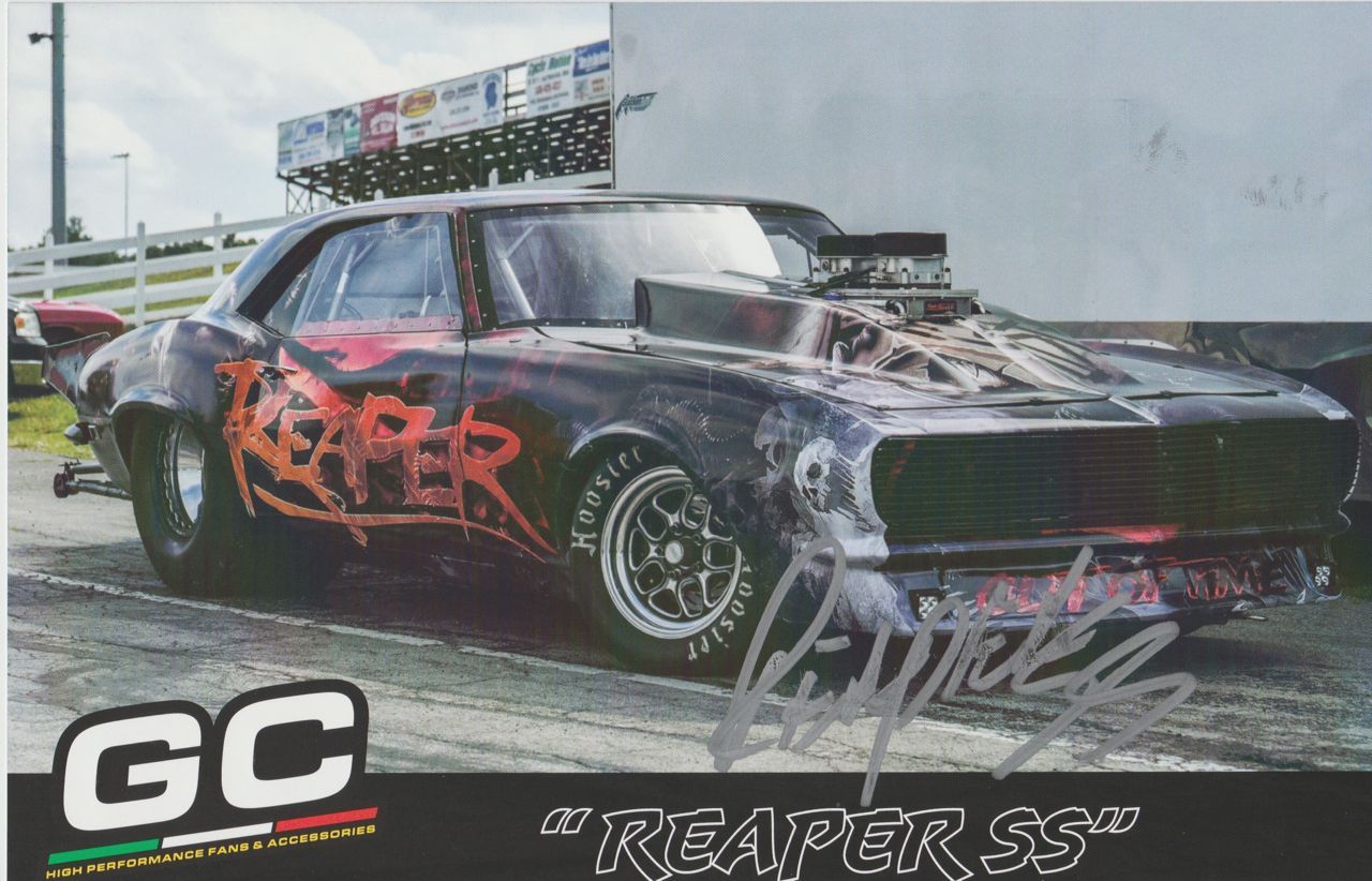 2017 James Goad "Reaper" signed GC Cooling Camaro PRI Street Outlaws ...