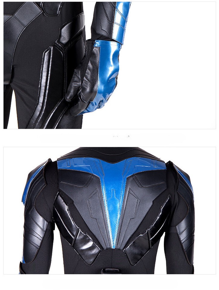 Nightwing Dick Grayson Cosplay Costume Shoe Suit Halloween Outfit | eBay