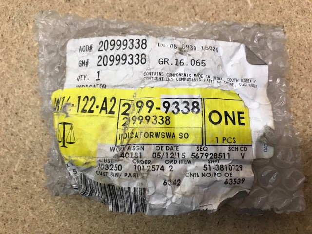 Chevrolet 20999338 Genuine OEM Factory Original Fluid Level Sensor for ...