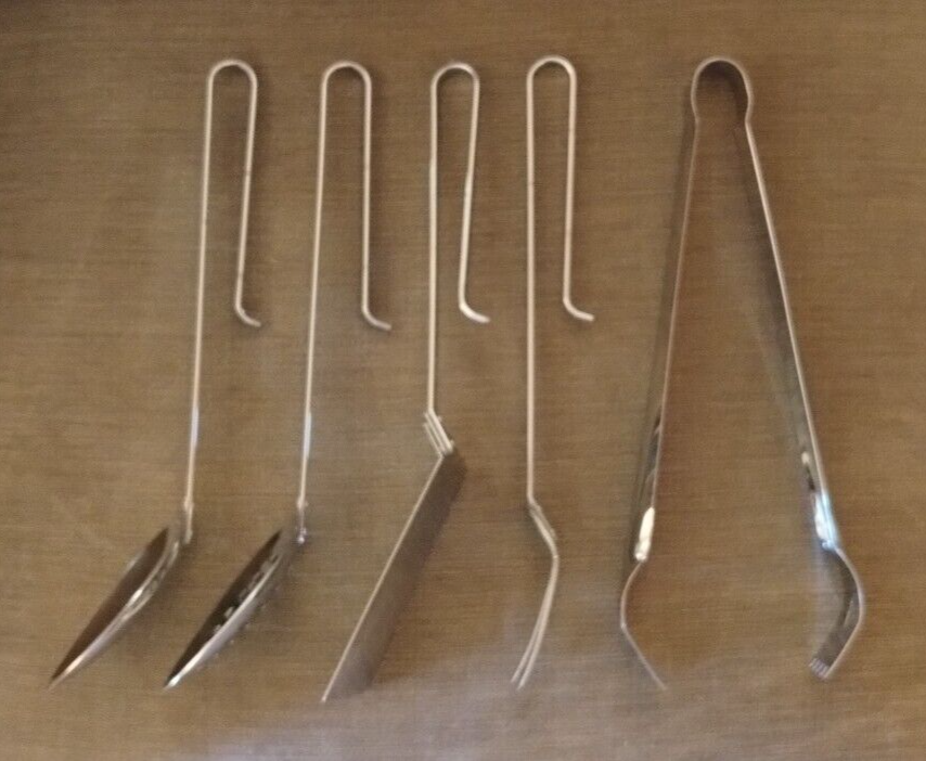 Vintage Androck Stainless Steel Curve Hook Handle Spatula Flipper Spoon ...