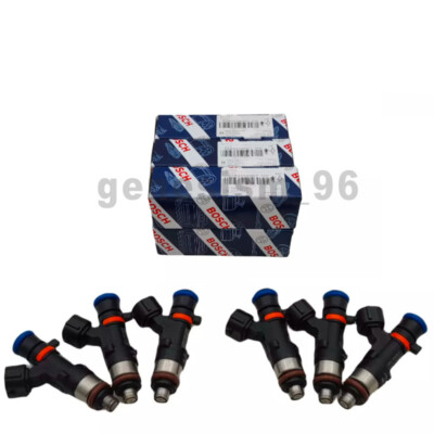 6pcs Original BOSCH OEM 0280158007 Fuel Injectors For 05-19 Nissan ...