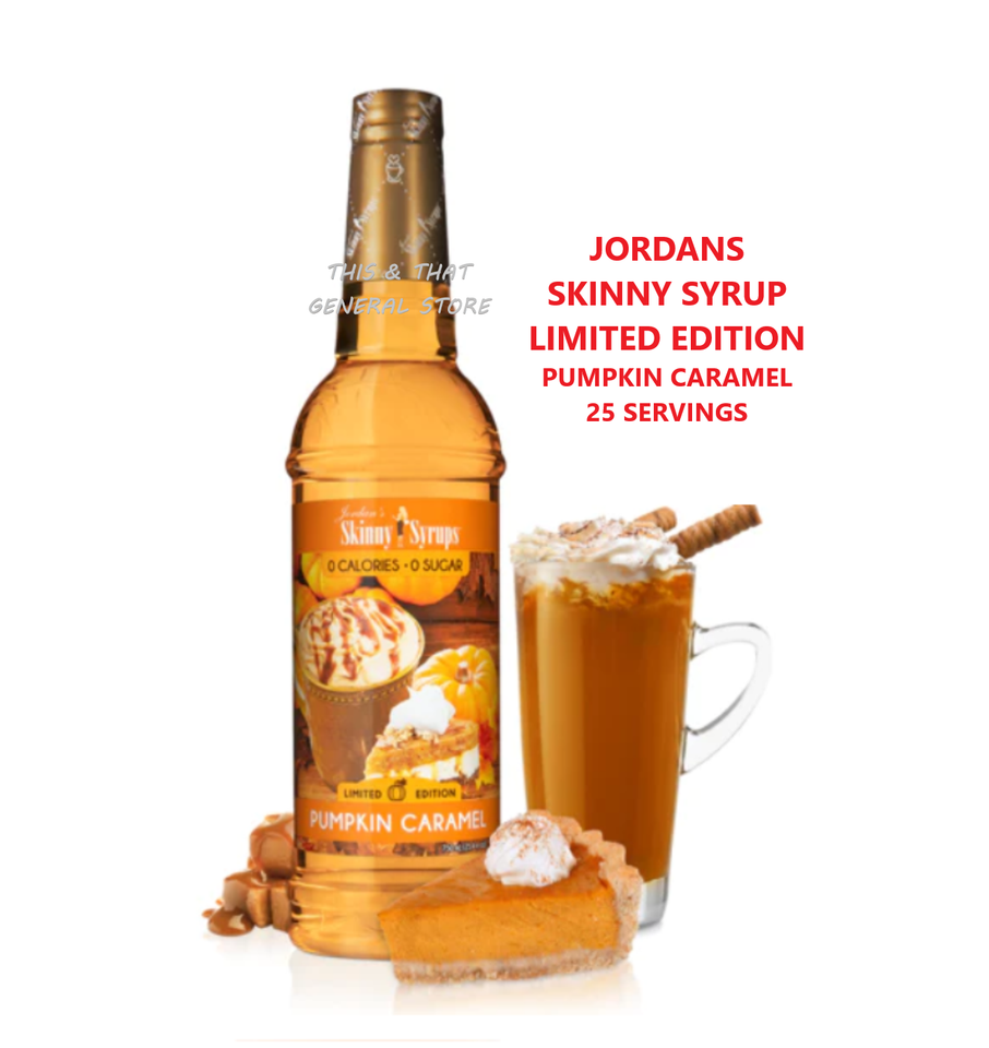 BUY 1 GET 1 50% OFF Jordans Skinny Syrup SUGAR FREE Keto Flavoring BULK ...