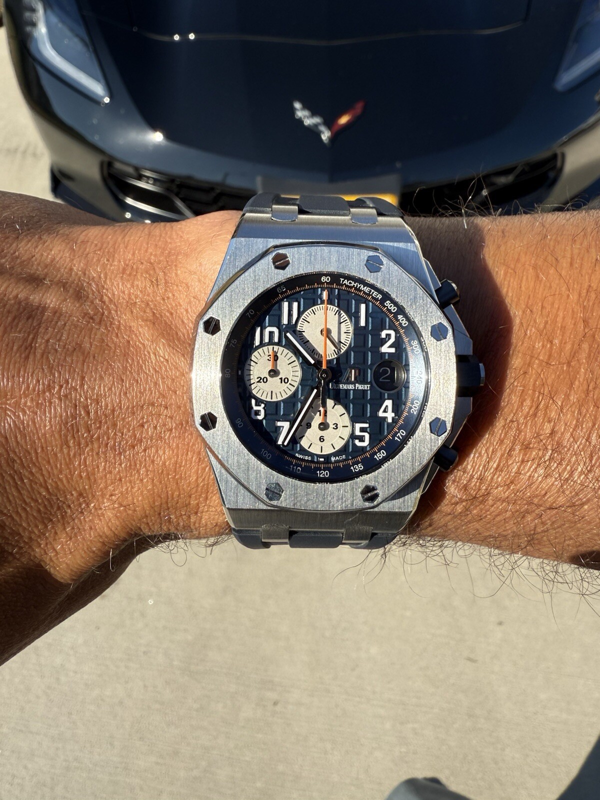 Audemars AP Royal Oak Offshore Navy 42mm 26470ST.OO.A027CA.01 26470ST ...