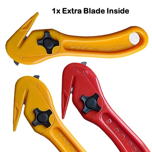 Safety Cutting Knife Box Opener Seat Belt Cutter Shrink Wrap, Tape ...