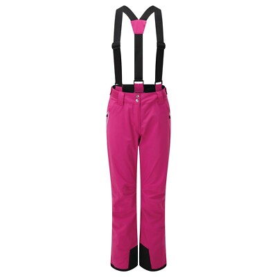 Womens DARE2B EFFUSED Ladies Pink Soft Shell Ski Pants 22-30 EXCLUSIVE ...