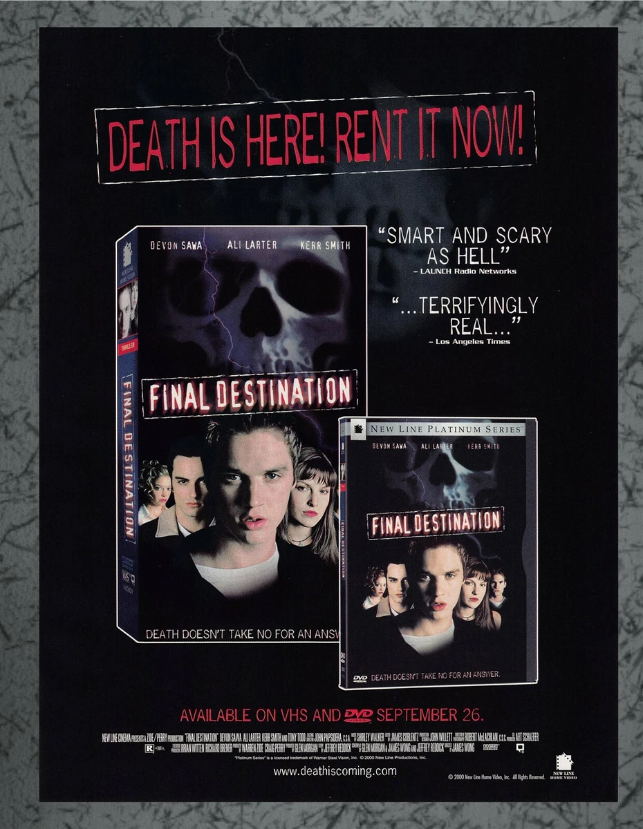 Final Destination 1 Dvd
