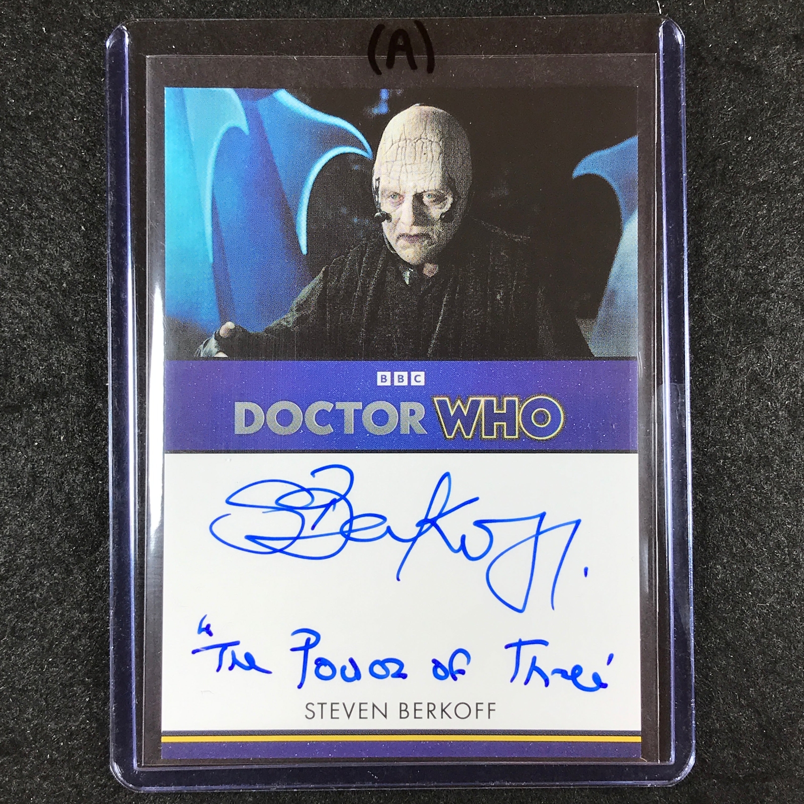 2024 Doctor Who Series 5-7 STEVEN BERKOFF AS SHAKRI Inscription Auto (A ...
