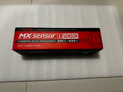 Autel MX-Sensor 20-pack Universal Programmable TPMS Sensor 315 & 433MHZ ...