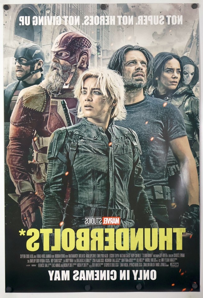 Thunderbolts original DS movie poster INTL Final D/S 27x40 2025 ...