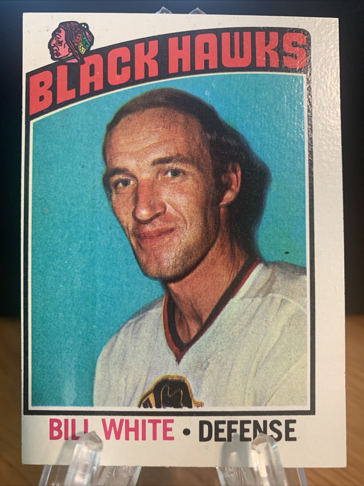 1976-77 Topps #235 Bill White Chicago Blackhawks Hockey Card (A1) | eBay